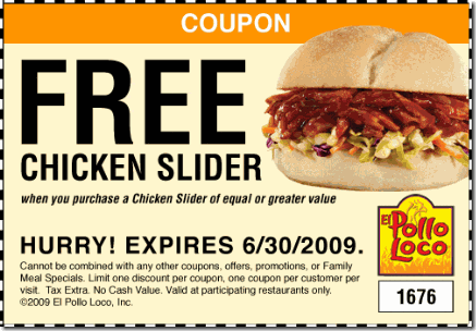 All You Need: el pollo loco coupons